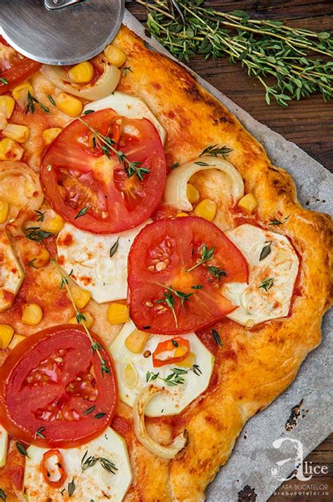 Pizza Vegetariana Cu Dovlecei Retete Culinare Din Tara Bucatelor