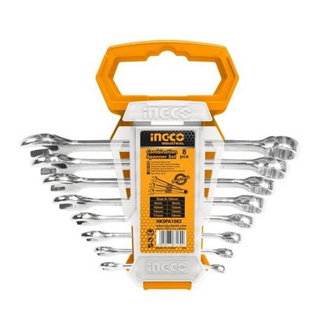 Ingco Combination Spanner Set 8 Pcs 6 22mm Ingco Hkspa1082 Best Price Online Jumia Kenya