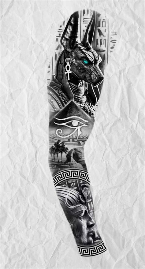 Anubis Tattoo Design Egyptian Tattoo Design In 2024 Egyptian Tattoo