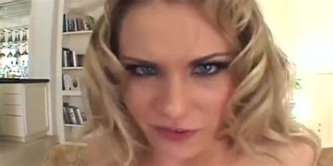 Blonde Has Kinky Anal Sex In Thigh High Stockings