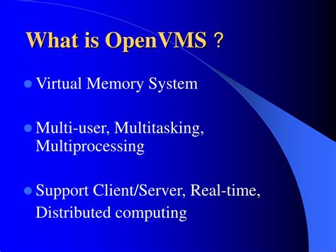 Ppt Open Vms Powerpoint Presentation Free Download Id4489775