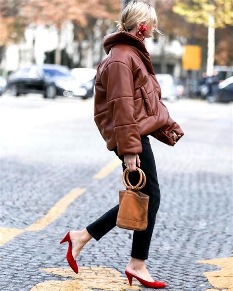 15 Brown Leather Jacket Outfits We Love Who What Wear