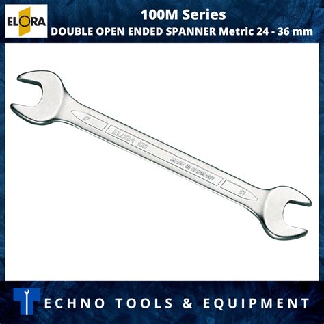 Elora 100m Double Open Ended Spanner 24 36 Mm Made In Germany