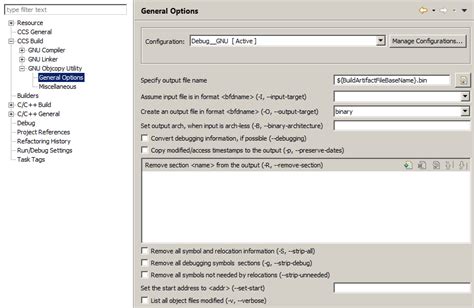 CCS TM4C129ENCPDT Tiobj2bin Bat Failed On Armofd Armhex When Using GNU GCC Code Composer