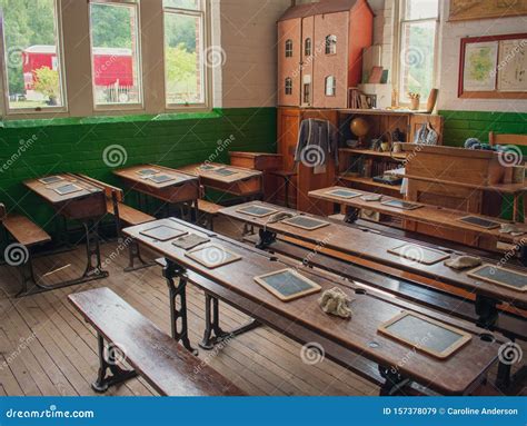 The Interior Of A Victorian Classroom Editorial Stock Image Image Of