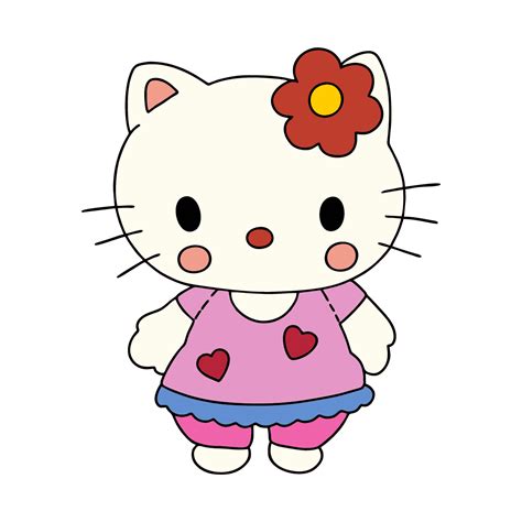 Mewarnai Gambar Hello Kitty Online Dan Cetak Gratis