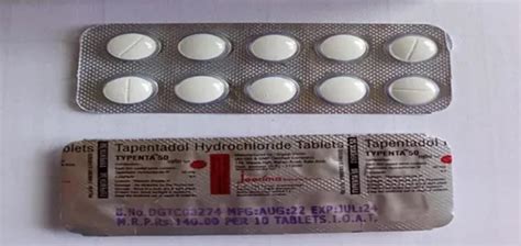 Typenta Tapentadol 50mg Tablet At ₹ 320stripe Tapidol In Durg Id