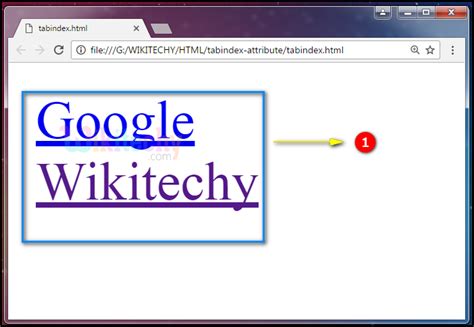 Html Tutorial Tabindex Attribute In Html Html5 Html Code Html