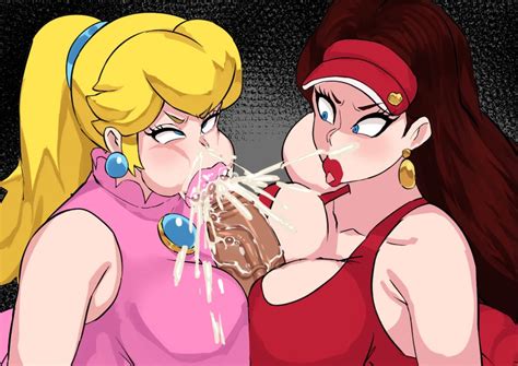 Rule 34 1boy 2d 2girls Blonde Hair Breasts Brown Hair Clothing