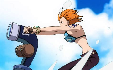 Nami On A Motorcycle By Loo678 On Deviantart