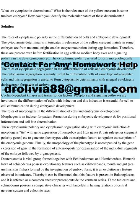 What Are Cytoplasmic Determinants What Is The Relevance Of The Yell Pdf