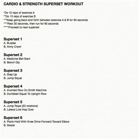Superset Barbell Squat