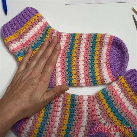 Комфорт и тепло как связать носки крючком Креаликум Вязание уроки схемы мотивы