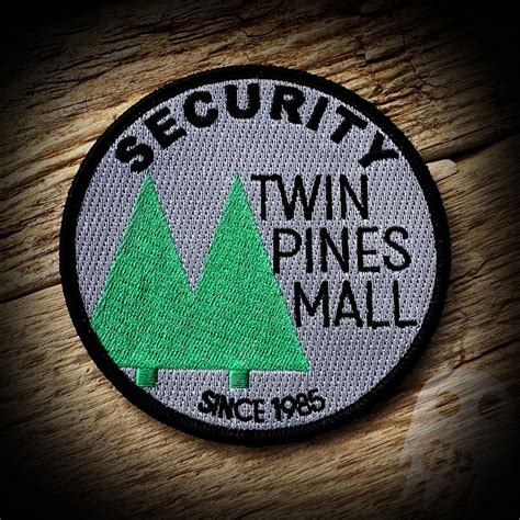 55 Twin Pines Mall Security Back To The Future Ghost Patch