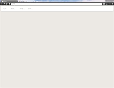 Html Navigation Bar Wont Entirely Fill Screen Width Stack Overflow