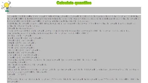 How To Calculate Quantiles Youtube