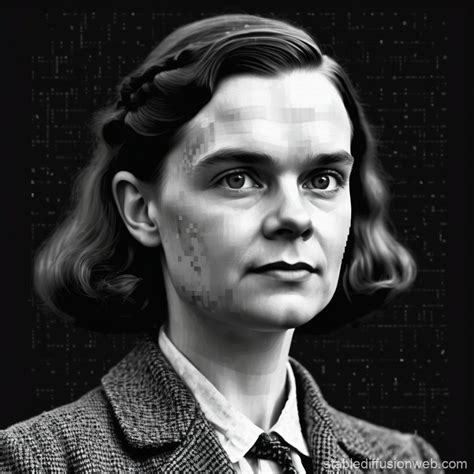 Alan Turing At His Desk Prompts Stable Diffusion Online