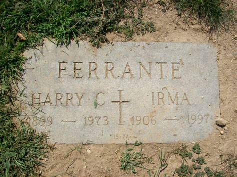 Harry Carmine Ferrante 1899 1973 Find A Grave Memorial