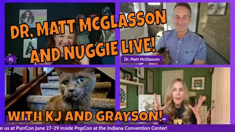Dr Matt Mcglasson Joins Our Purrcon Pre Party Live 2 Youtube