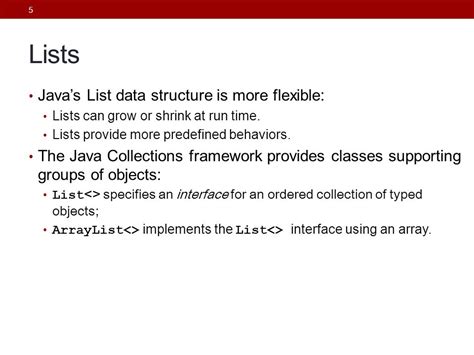 JAVA Lists and Files. Objectives Be able to use ArrayLists: Create Initialize Add elements ...