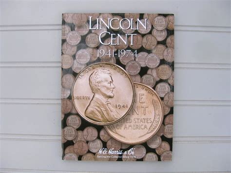 Lincoln Cent Collection Folder No 2 1941 1974 Circulated Penny Book 90