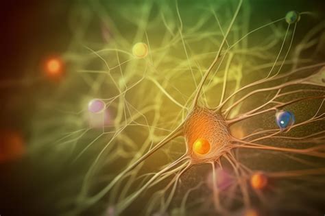 Premium Ai Image Exploring The Brain Neural Network Impulses And Cellular Anatomy In Medical