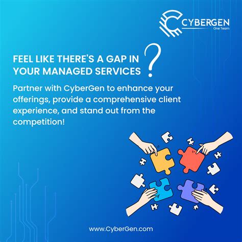 Cybergen On Linkedin Managedservices Cybergen Fillthegaps Comprehensiveexperience