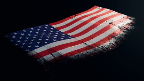 usa flag animation in realtime with eevee finished projects blender