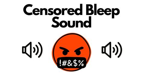 Bleep Censor Sound No Copyright Free Youtube