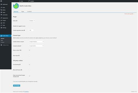 WeePie Cookie Allow Easy Complete Cookie Consent Plugin By WeePiePlugins