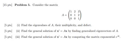 Solved 15 ﻿pts ﻿problem 5 ﻿consider The