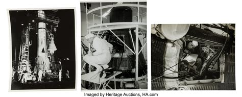 Mercury Redstone 3 Three Vintage Glossy Photos Of Freedom 7 Lot 71011 Heritage Auctions