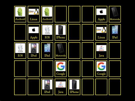 Android Y IOS Matching Pairs