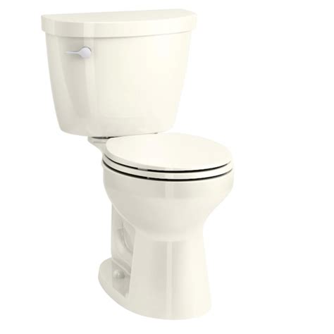 Kohler Cimarron Biscuit Round Standard Height 12 In Rough In Watersense