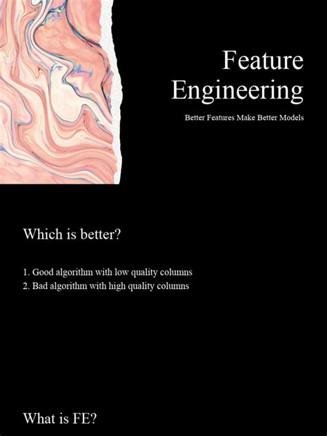 feature engineering pdf machine learning categorical variable