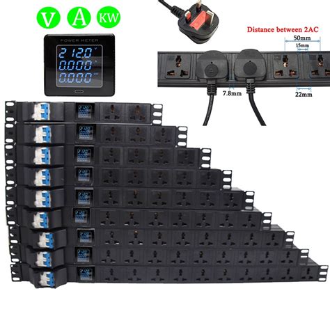 Cabinet Type Multi Function Digital Display Power Distribution Unit Row