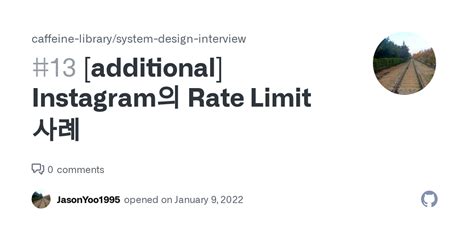 Additional Instagram의 Rate Limit 사례 · Issue 13 · Caffeine Library