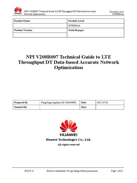 technical guide to lte throughput dt data based accurate network
