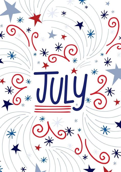 100 July Backgrounds