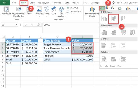 Excel Thermometer Chart Free Download And How To Create Automate Excel