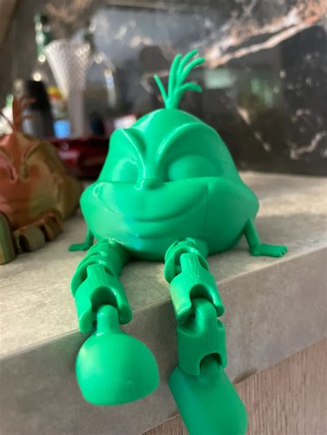 Articulated Grinch Free 3d Print Model Makerworld