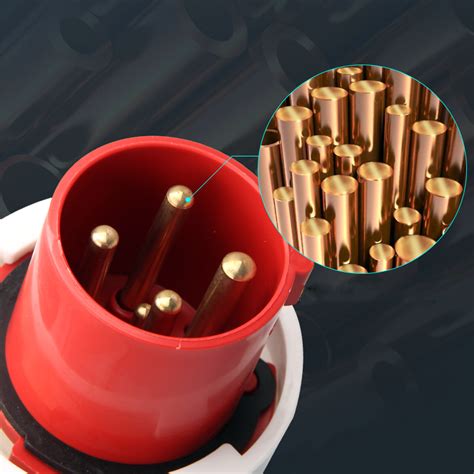 산업용 플러그 및 소켓 세트 방수 전기 커넥터 벽 마운트 소켓 암수 220v 380v 3 핀 45 핀 63a