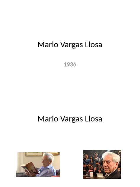 Mario Vargas Llosa Pdf