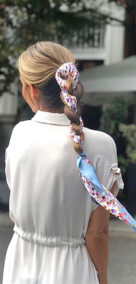 39 Pretty Ways Spice Up Your Boring Outfits With Hair Scarves