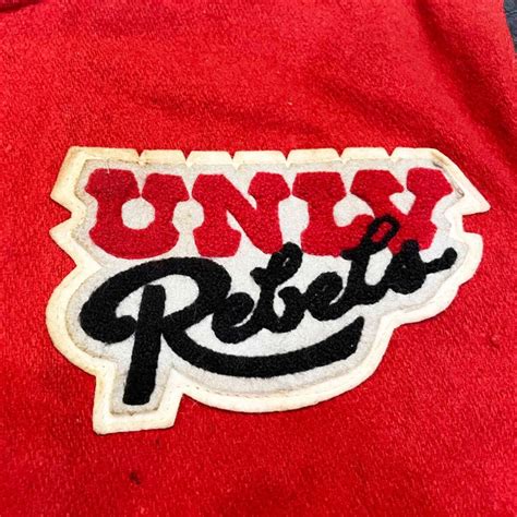 Ncaa Redblack Vintage Unlv Runnin Rebels Varsity Jacket
