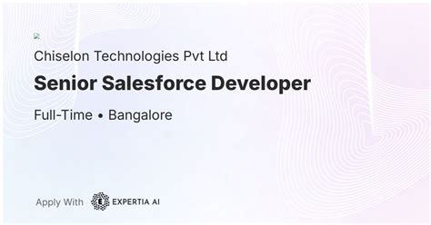 Senior Salesforce Developer Job Bangalore Mid Level