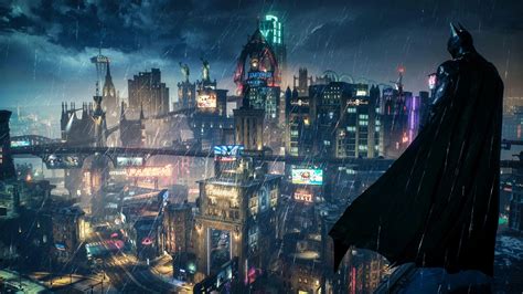 Batman Arkham Knight Gotham City 4k Wallpaper