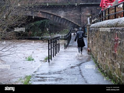 Edinburgh Scotland Uk 30th December 2022 The Forecasted Severe Rain