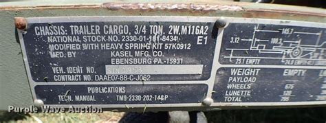 1995 Us Military Mep701a Generator In Oklahoma City Ok Item Kr9707 Sold Purple Wave