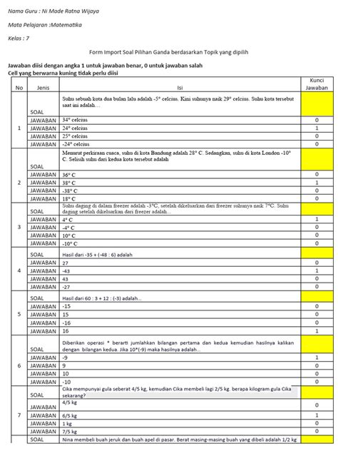format soal pts pdf